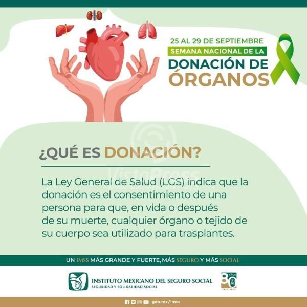 Llama IMSS Tamaulipas a donar vida después de vida, durante Semana ...